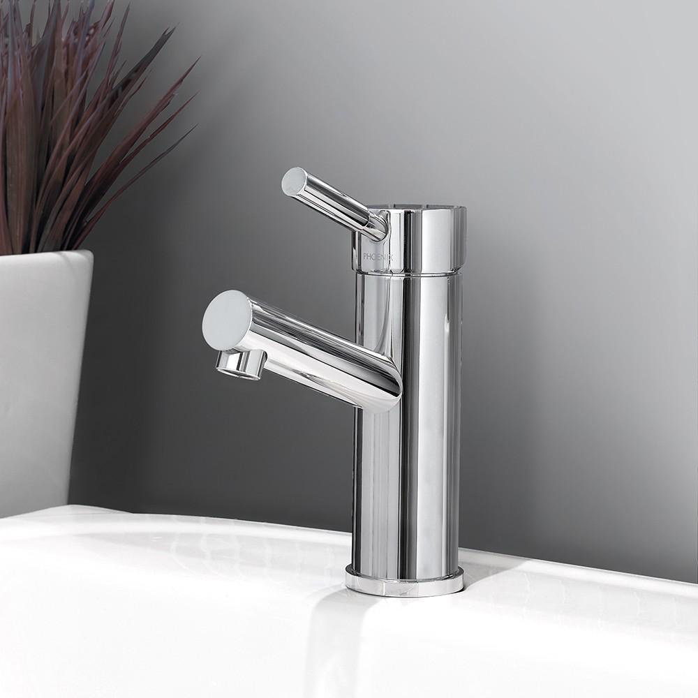 Phoenix Tapware Basin Mixer Extended Lever Chrome Bathroom Tap Vivid ...