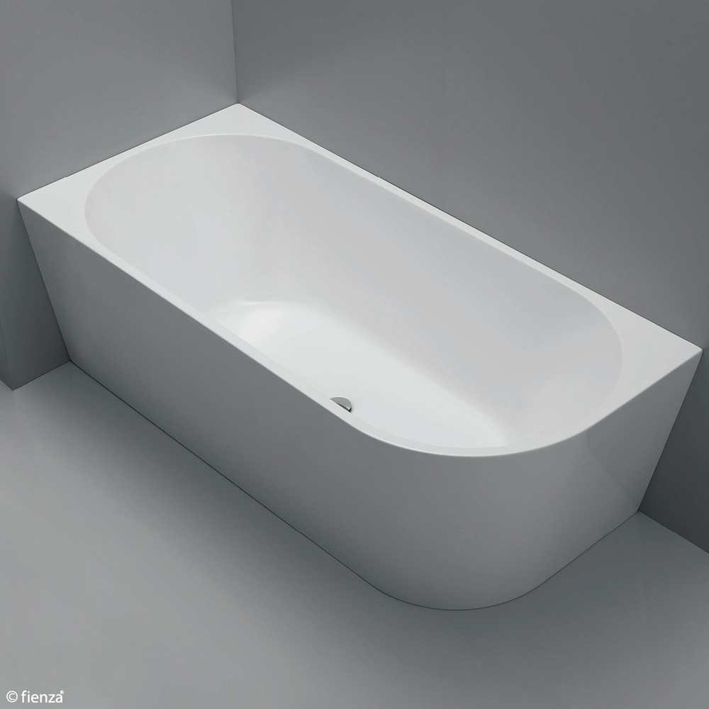 Fienza Isabella 1500 Bathtub Right Hand Acrylic Corner Bath Tub Gloss ...