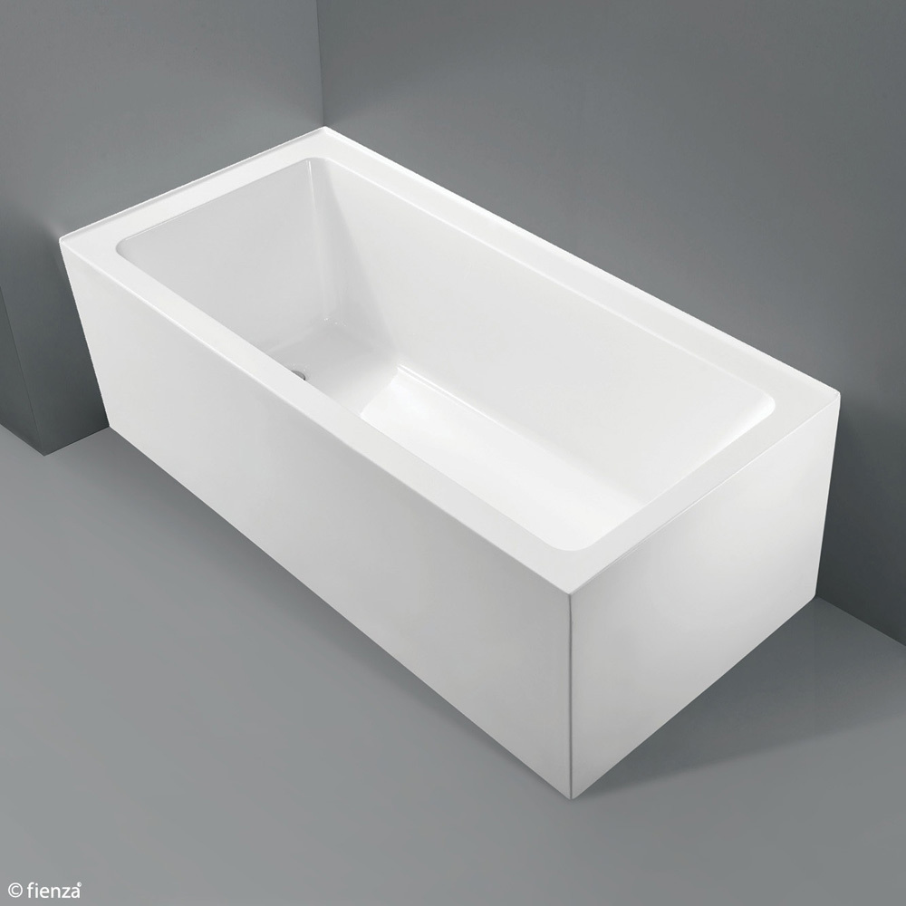 Fienza Sentor 1650 Bathtub Right Hand Acrylic Corner Bath Tub Gloss ...