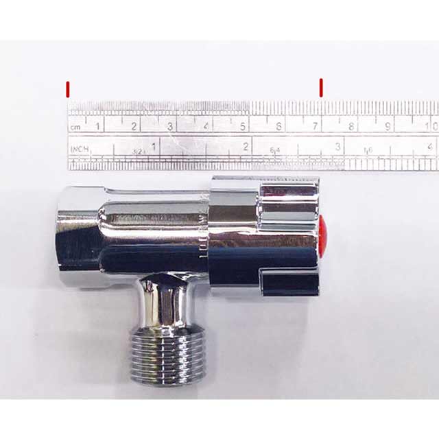 Toilet Cistern Stops Quarter Turn Tap Set Right Angle Brass Taps 70mm ...