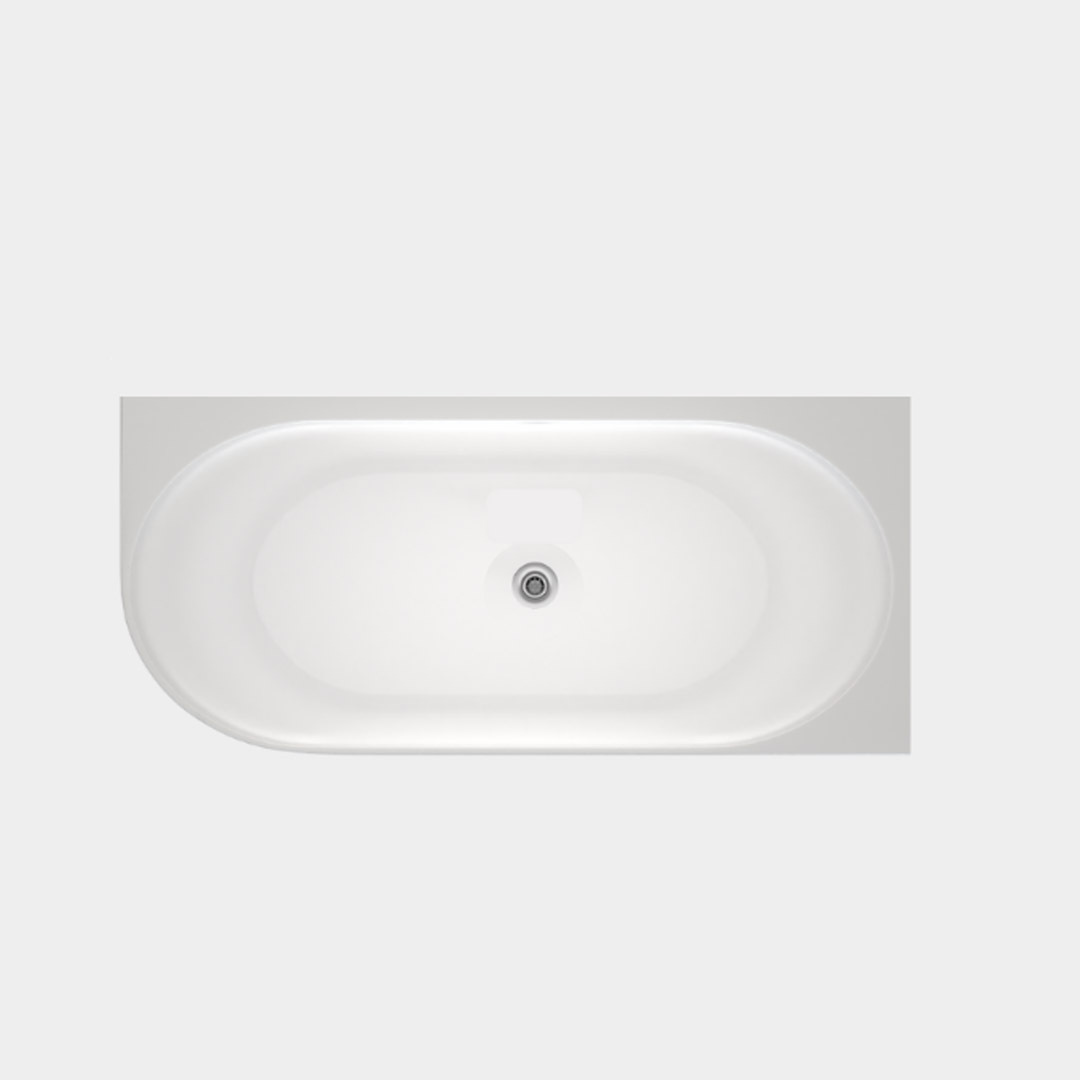 Castano Positano Right Corner Freestanding Bath Tub 1400mm Moulded ...