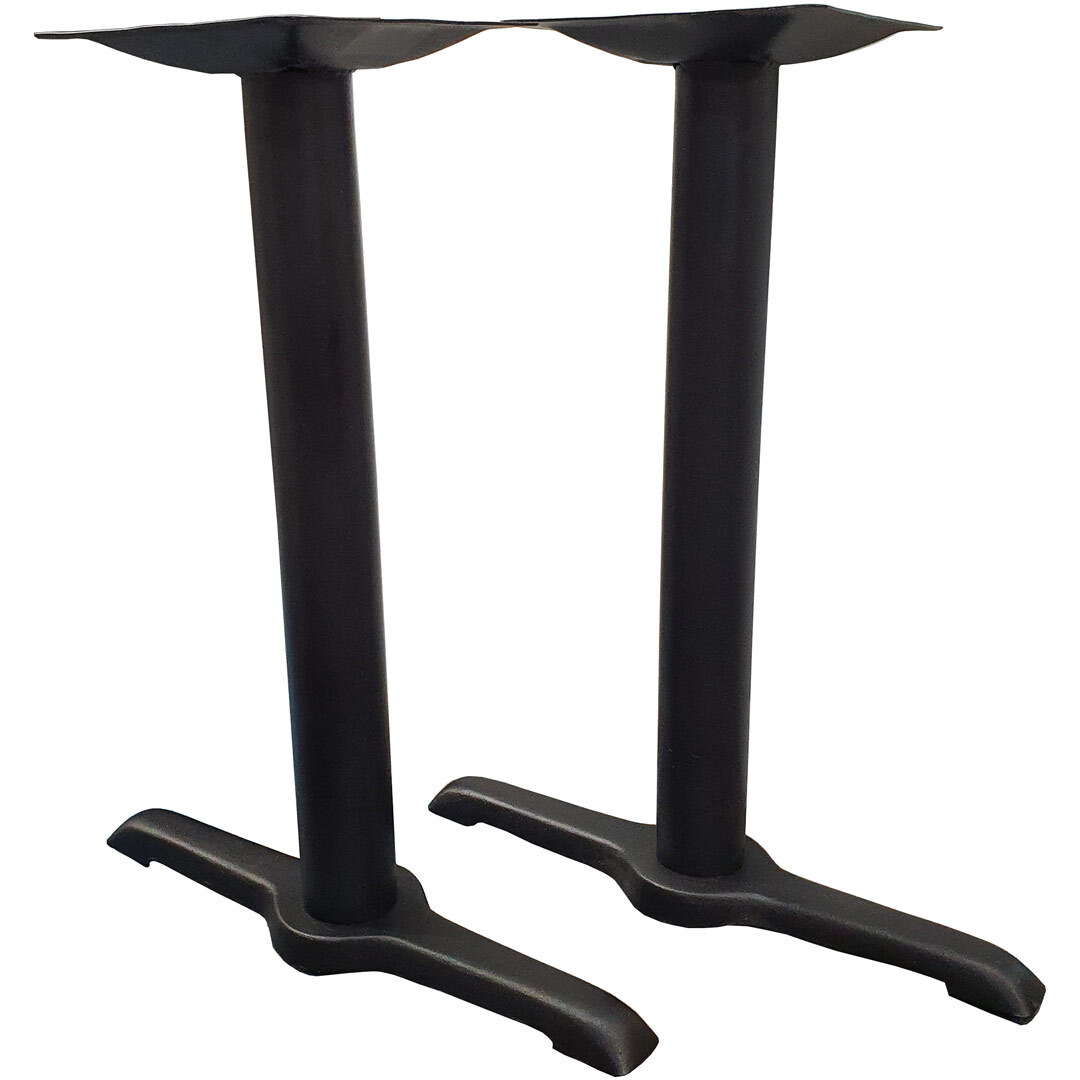 Park Twin Pedestal Cast Iron Table Base Double Dining Legs 70cm High