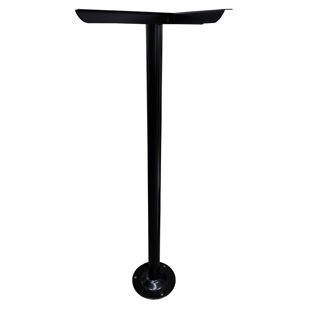 Bolt Down Black Pedestal Powder Coated Table Base Bar High Table 1100mm
