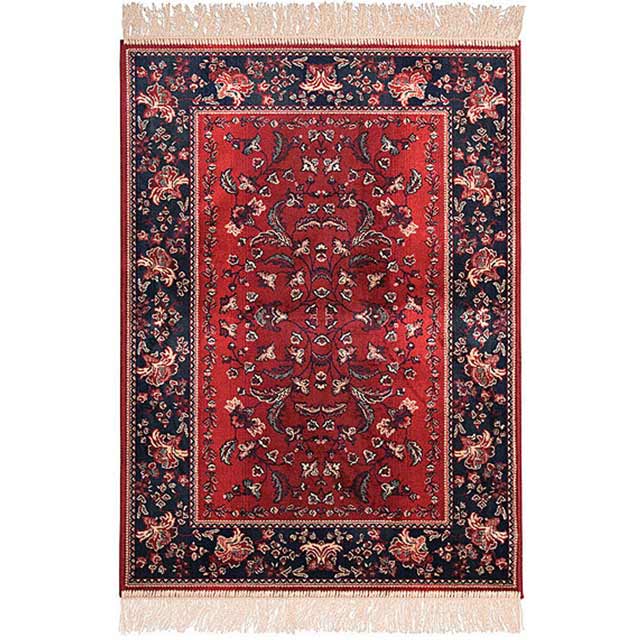 Italtex Rugs Chiraz Art Silk Floor Carpet Rug 100cm x 137cm Red 5752-12