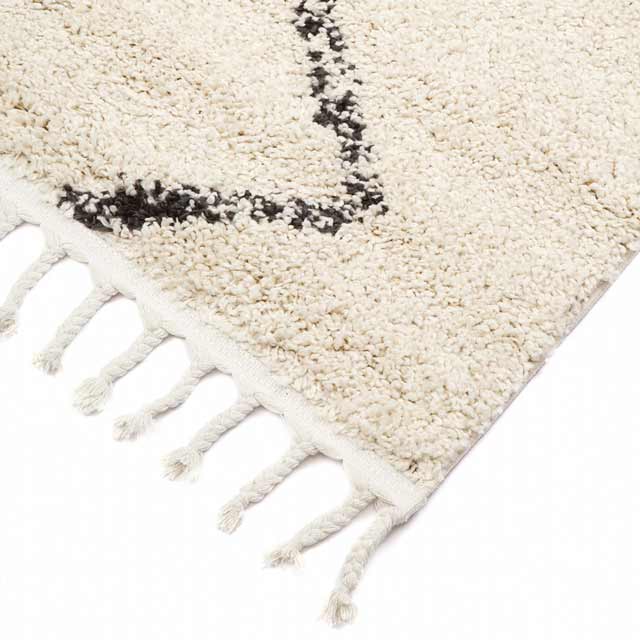 Italtex Rugs Nomad Agadir Fringes Semi Shag Polyester Friese Rug 160 x ...
