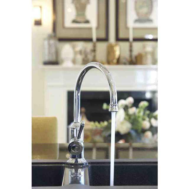 Phoenix Tapware Sink Mixer Kitchen Tap 160mm Gooseneck Chrome Nostalgia ...