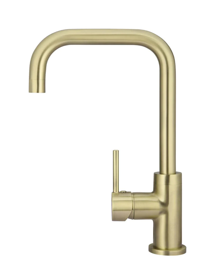 Meir Round Square Neck Kitchen Mixer Tap Faucet Tiger Bronze MK02-BB