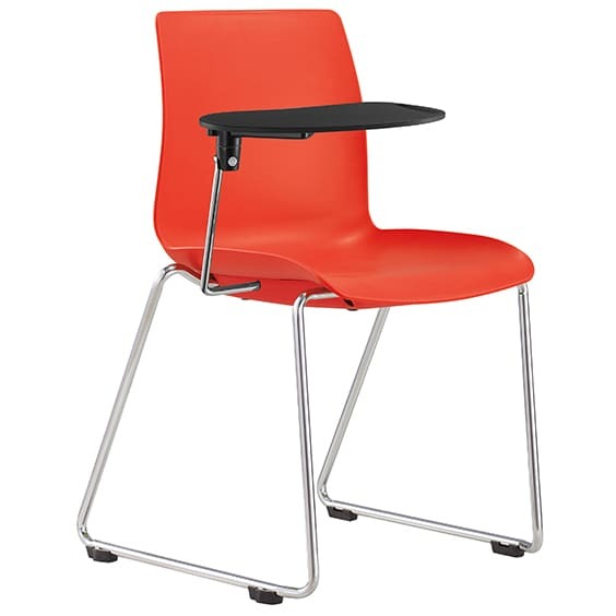 Style Ergonomics Classroom Seating Red White or Black Plastic Chair ...