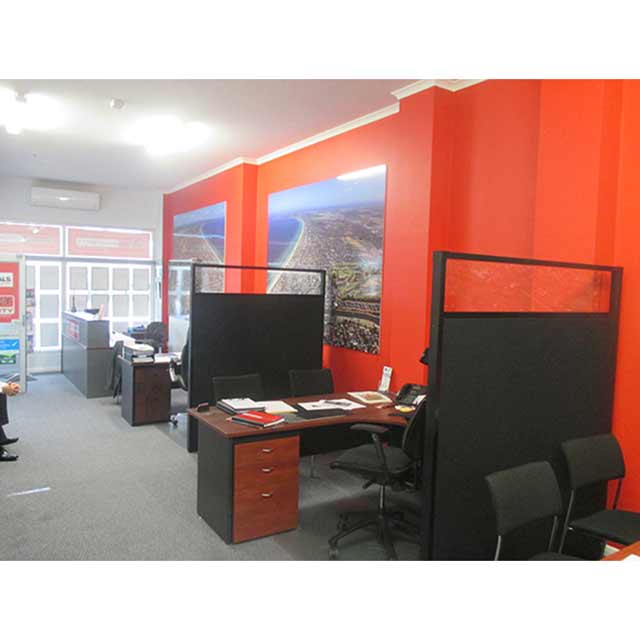 Freestanding Perspex Partition Office Furniture Screen Divider + 2 ...