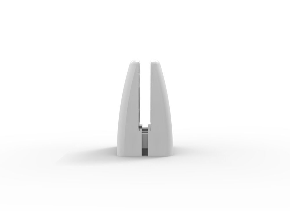 Screen Clamps Set of 2 to Suit 27mm Eco Panel Screen White Rapidline ...