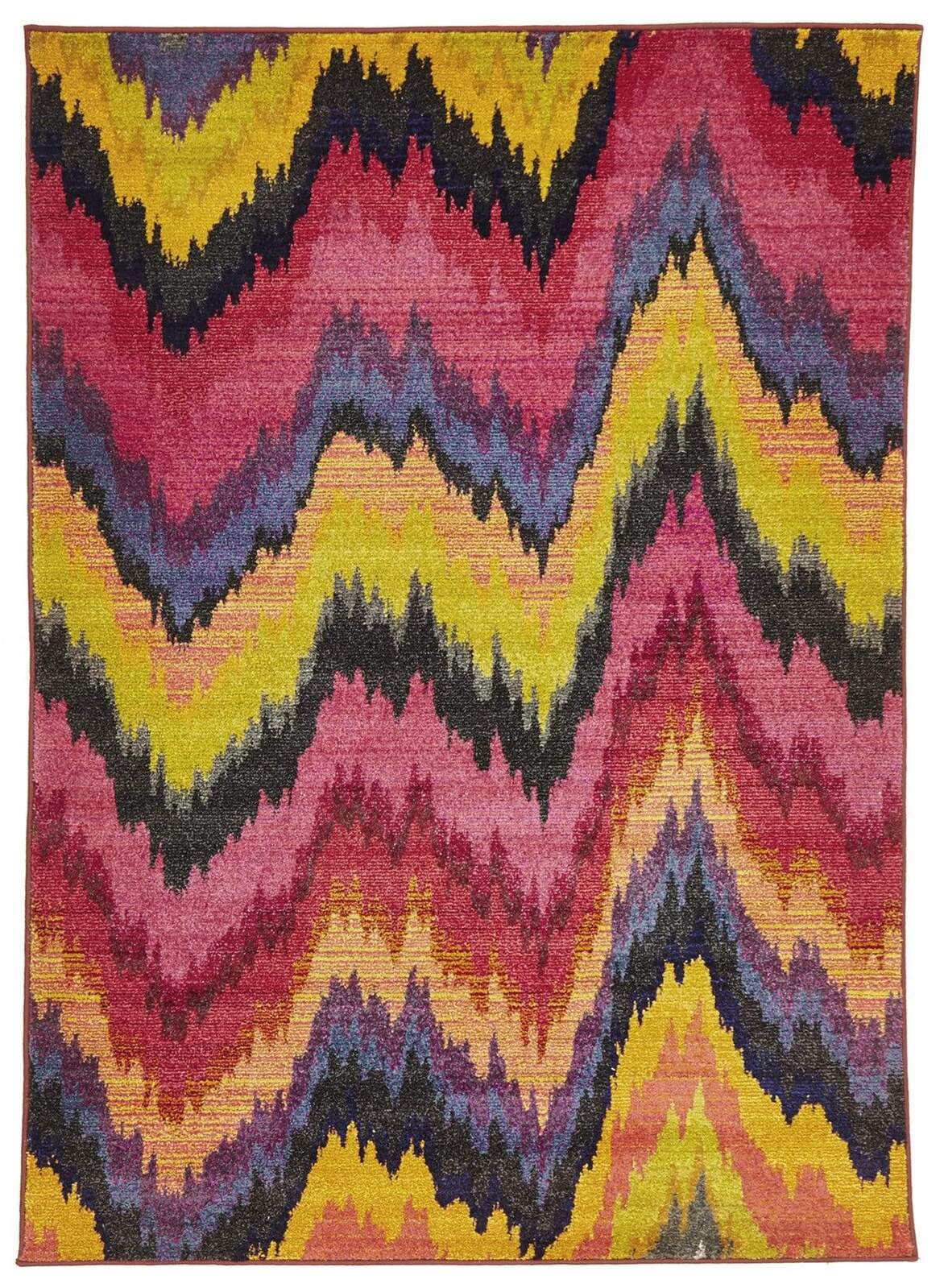 Rug Culture Designer Ikat Flooring Rugs Area Carpet Pink 230x160cm