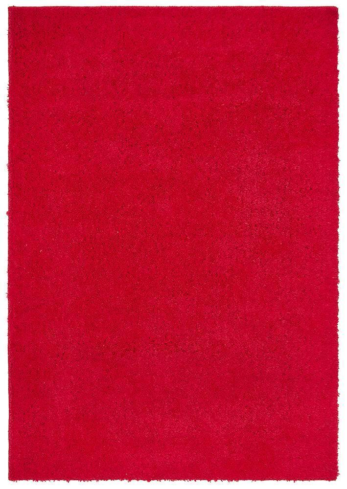 Rug Culture Texture Shag Flooring Rugs Area Carpet Pink 220x150cm