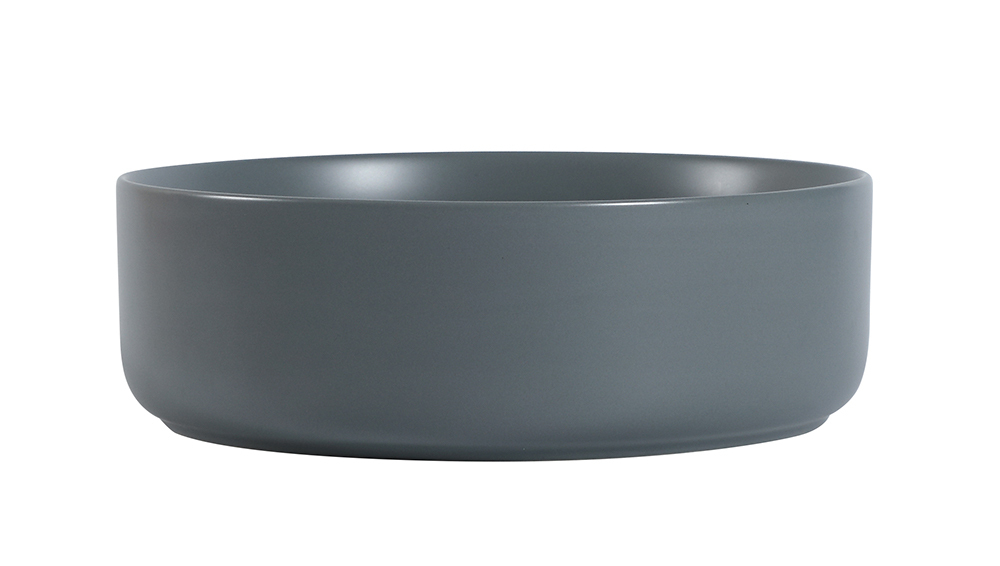 Zumi Above Counter Basin + Ceramic Pop-up Waste Round 360mm x 120mm ...