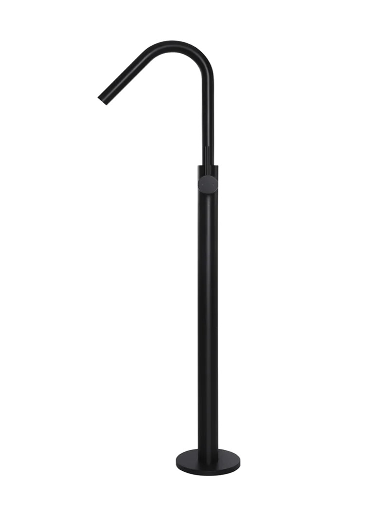 Meir Round Freestanding Bath Tub Filler Spout and Hand Shower Matte ...