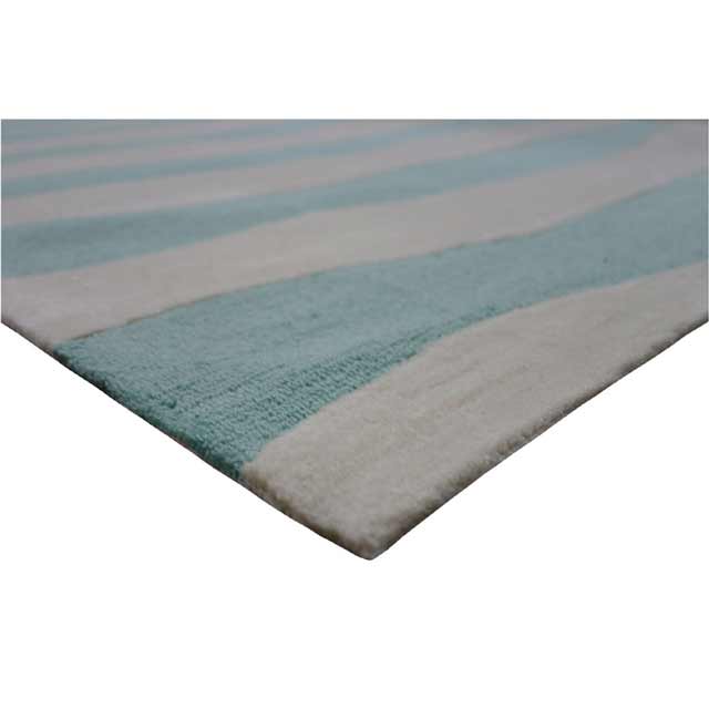 Colorscope Rugs Outdoor Anywhere Waves Acrylic rug 180x280cm Blue Ivory