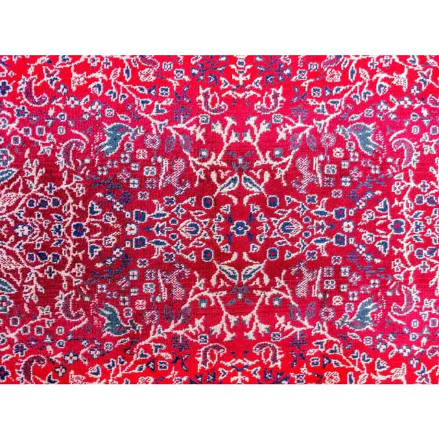 Italtex Rugs Chiraz Art Silk Rug 68cm x 105cm Floor Area Mat Red H262-12