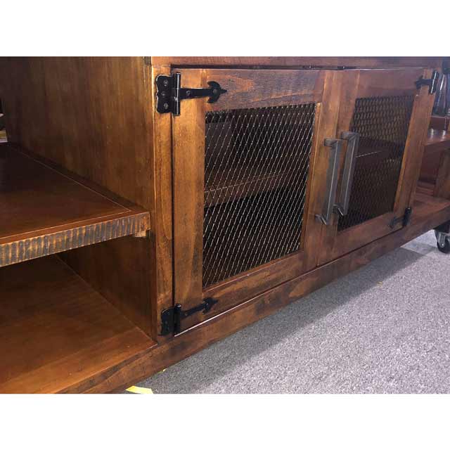 Paso Timber Butchers Block Mobile Kitchen Chopping Board Work Bench ...