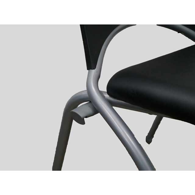 Style Ergonomics Visitors Chair Linkable & Stackable Medium Back Grey ...