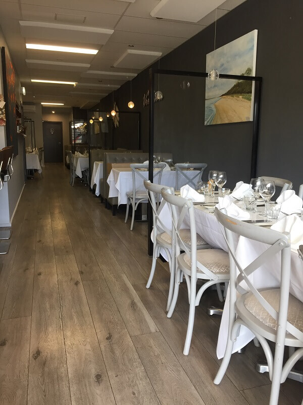 Perspex Partition Aluminium Frame 1200mm X 1800mm Office Furniture ...