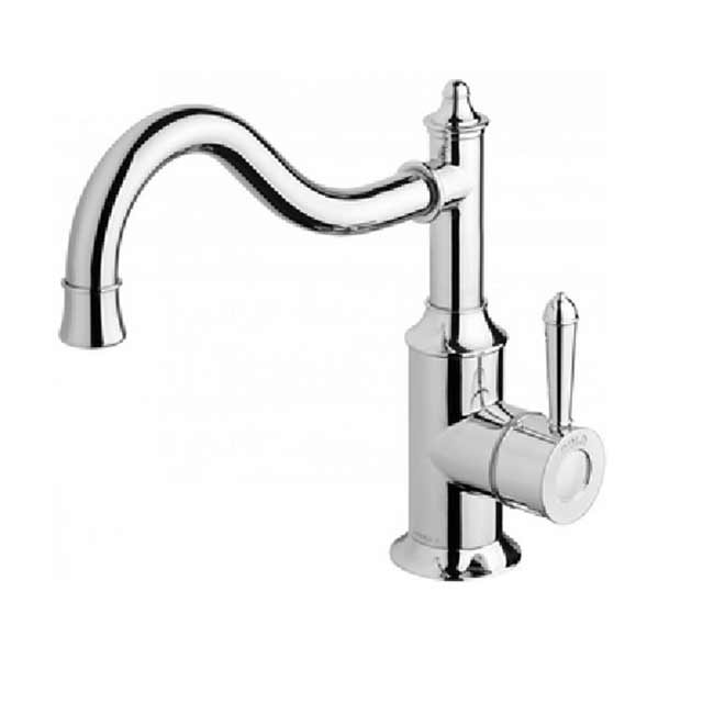 Phoenix Tapware Sink Mixer Kitchen Tap 220mm Shepherds Crook Chrome ...