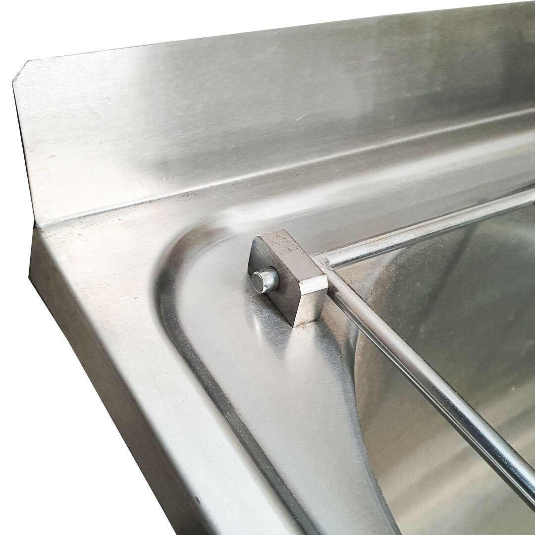 Cleaners Sink Stainless Steel Trough with Brackets Laundry Mop Tub ...
