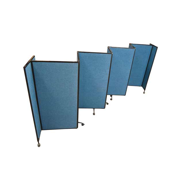 Sylex Modular Room Divider 1820mm Wide Great Divider Starter Kit Blue