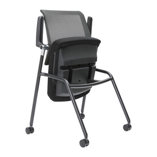 Meeting Room Chair Multi Purpose Nesting Stacking Armchair Mesh Back ...
