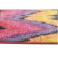 Rug Culture Designer Ikat Flooring Rugs Area Carpet Pink 230x160cm