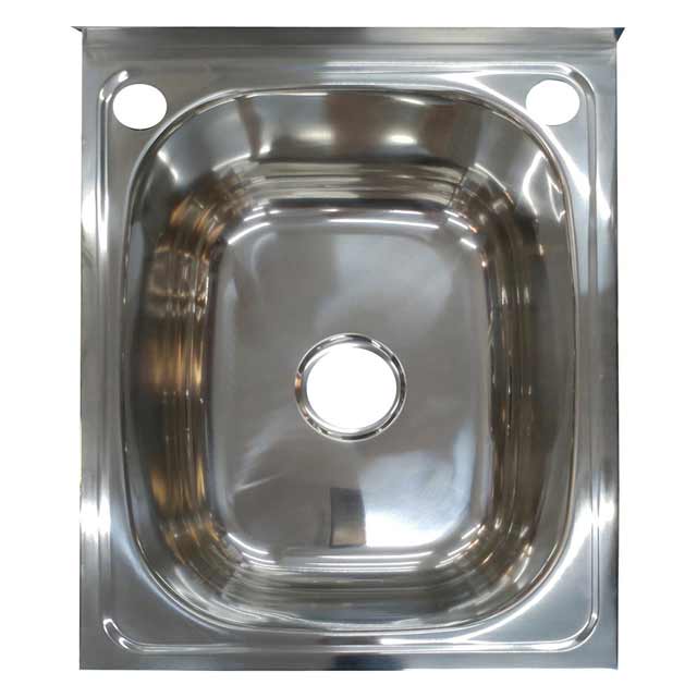 ECT Global Laundry Cabinet Sink Trough 35 Litre Stainless Steel Tub ...