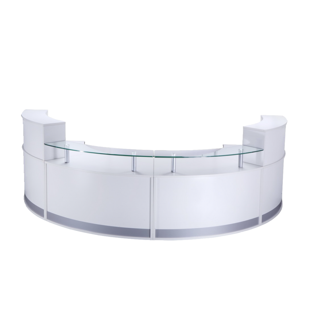 Rapidline Modular Reception Desk Front Office Counter Module Desk Mod 1 ...