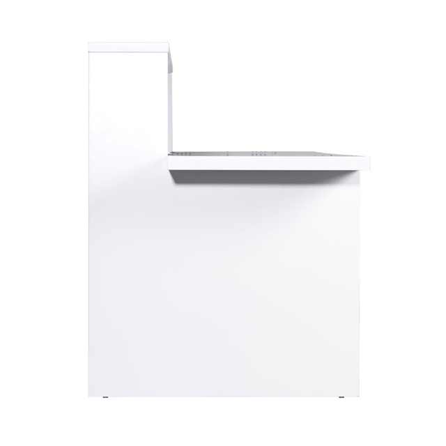 Rapidline 5-0 Reception Counter Desk Gloss White Veneer