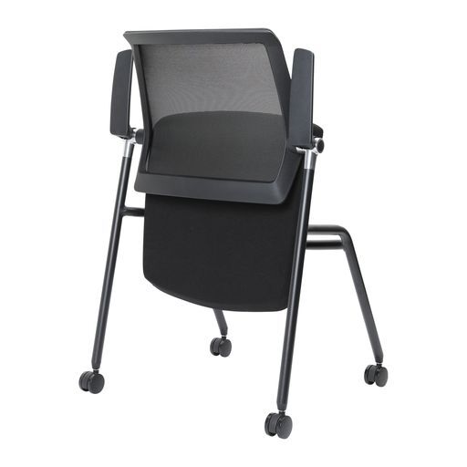 Meeting Room Chair Multi Purpose Nesting Stacking Armchair Mesh Back ...