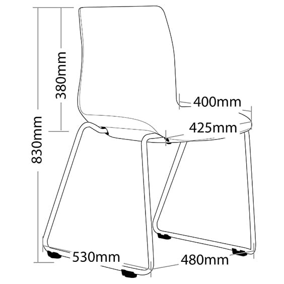 Style Ergonomics Student Classroom Seating Red White or Black Plastic ...