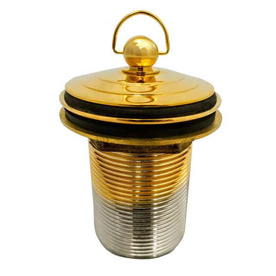Mildon Gold Bath Basin Sink Plug and Waste 40mm