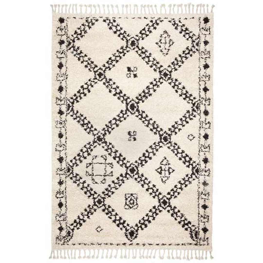 Italtex Rugs Nomad Tangir with Fringes Semi Shag Polyester Friese Hall ...