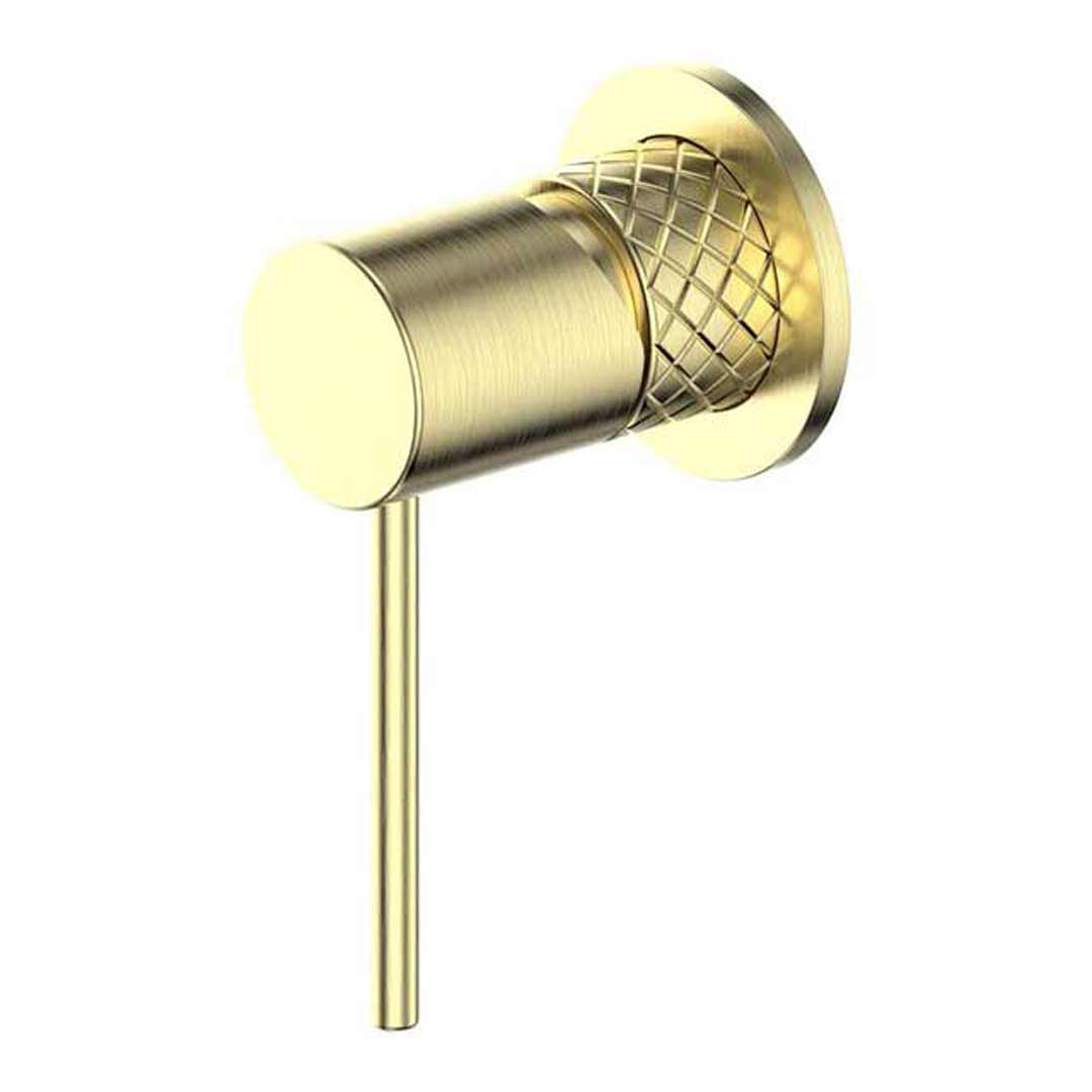 Greens Tapware Bathroom Shower Mixer Tap Pin Lever Brushed Brass ...