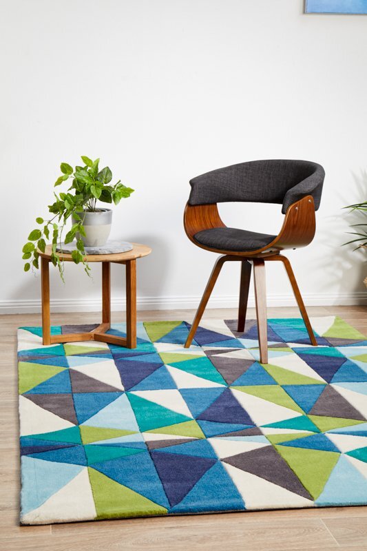 Rug Culture Blue and Green Crystal Design Flooring Rugs Area Carpet ...