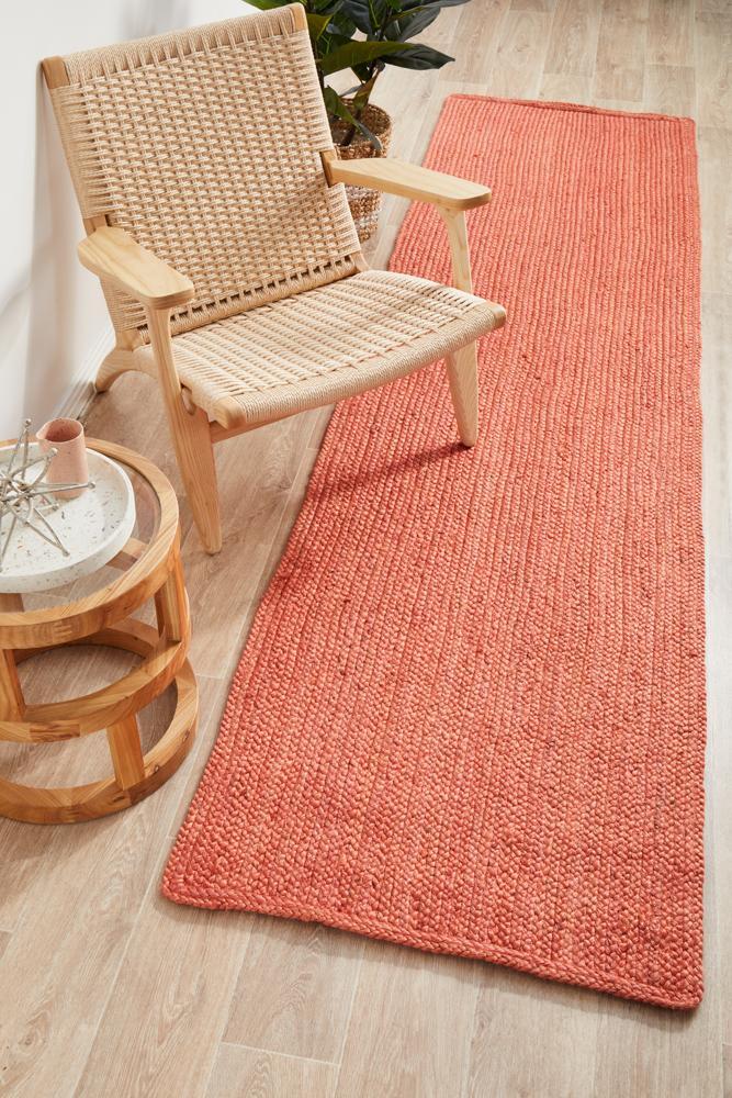 Rug Culture BONDI TERRACOTTA Floor Area Carpeted Rug Modern Runner ...